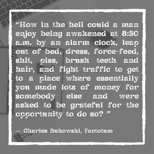 Charles Bukowski – Professor Harbinger's School for Villains